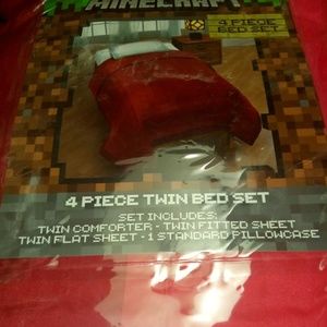 Minecraft | Bedding | Kids 4 Piece Minecraft Twin Comforter Set | Poshmark